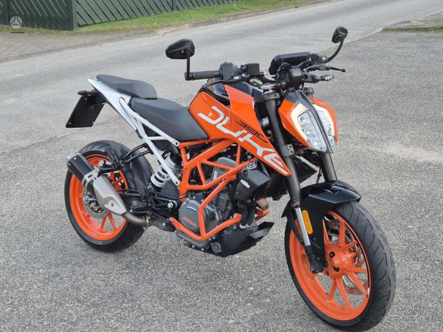 Oranžs KTM Duke 2021 Viļņa, ar dzinēja tilpumu 0.39 L un nobraukumu 21 tūkst. km par 3600 €, foto 1 vietnē AUTOMOTO.COM.LV