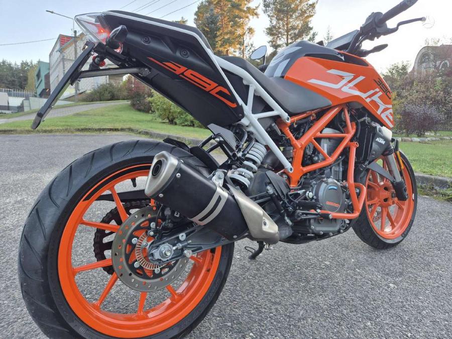 Oranžs KTM Duke 2021 Viļņa, ar dzinēja tilpumu 0.39 L un nobraukumu 21 tūkst. km par 3600 €, foto 2 vietnē AUTOMOTO.COM.LV