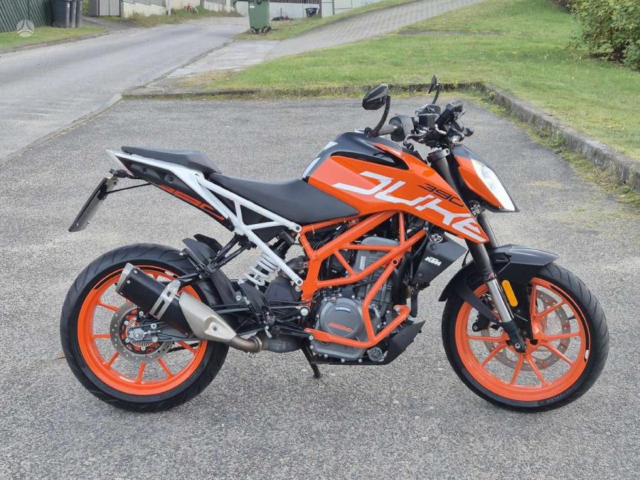 Oranžs KTM Duke 2021 Viļņa, ar dzinēja tilpumu 0.39 L un nobraukumu 21 tūkst. km par 3600 €, foto 3 vietnē AUTOMOTO.COM.LV