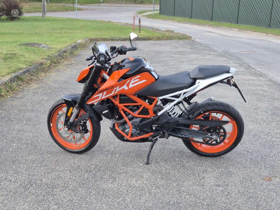 Oranžs KTM Duke 2021 Viļņa, ar dzinēja tilpumu 0.39 L un nobraukumu 21 tūkst. km par 3600 €, foto 5 vietnē AUTOMOTO.COM.LV