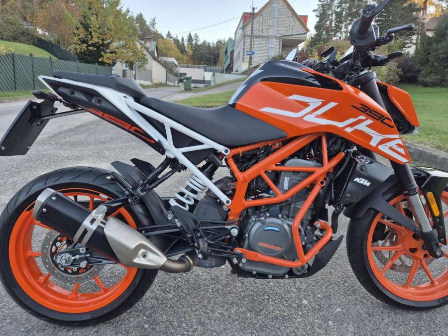 Oranžs KTM Duke 2021 Viļņa, ar dzinēja tilpumu 0.39 L un nobraukumu 21 tūkst. km par 3600 €, foto 6 vietnē AUTOMOTO.COM.LV