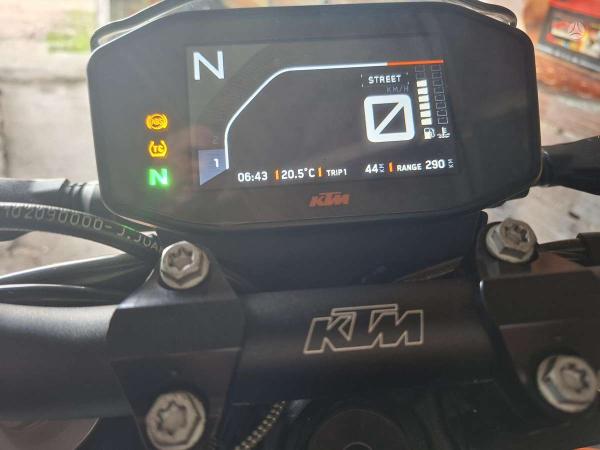 Oranžs KTM Duke 2021 Kauņa, ar dzinēja tilpumu 0.79 L un nobraukumu 24 tūkst. km par 5600 €, foto 8 vietnē AUTOMOTO.COM.LV
