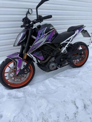 Violet KTM Duke 2020 in Vilkaviskis, with an engine capacity of 0.13 L and mileage of 11 thousand km for 3950 €, photo 11 on AUTOMOTO.COM.LV