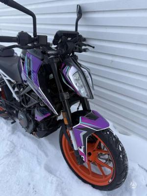 Violet KTM Duke 2020 in Vilkaviskis, with an engine capacity of 0.13 L and mileage of 11 thousand km for 3950 €, photo 14 on AUTOMOTO.COM.LV
