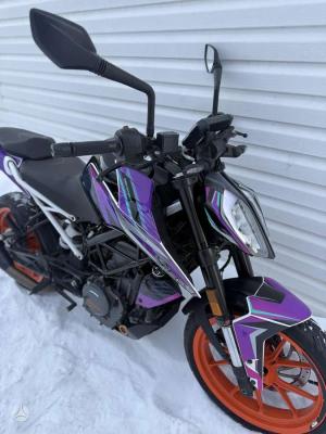 Violet KTM Duke 2020 in Vilkaviskis, with an engine capacity of 0.13 L and mileage of 11 thousand km for 3950 €, photo 20 on AUTOMOTO.COM.LV