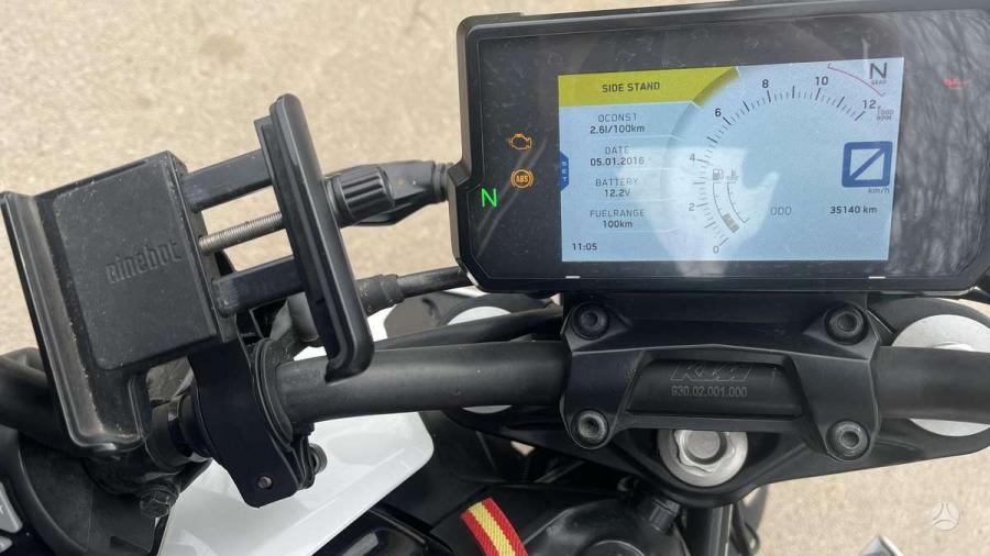 Balts KTM Duke 2017 Vilkaviškis, ar dzinēja tilpumu 0.13 L un nobraukumu 35 tūkst. km par 2400 €, foto 6 vietnē AUTOMOTO.COM.LV