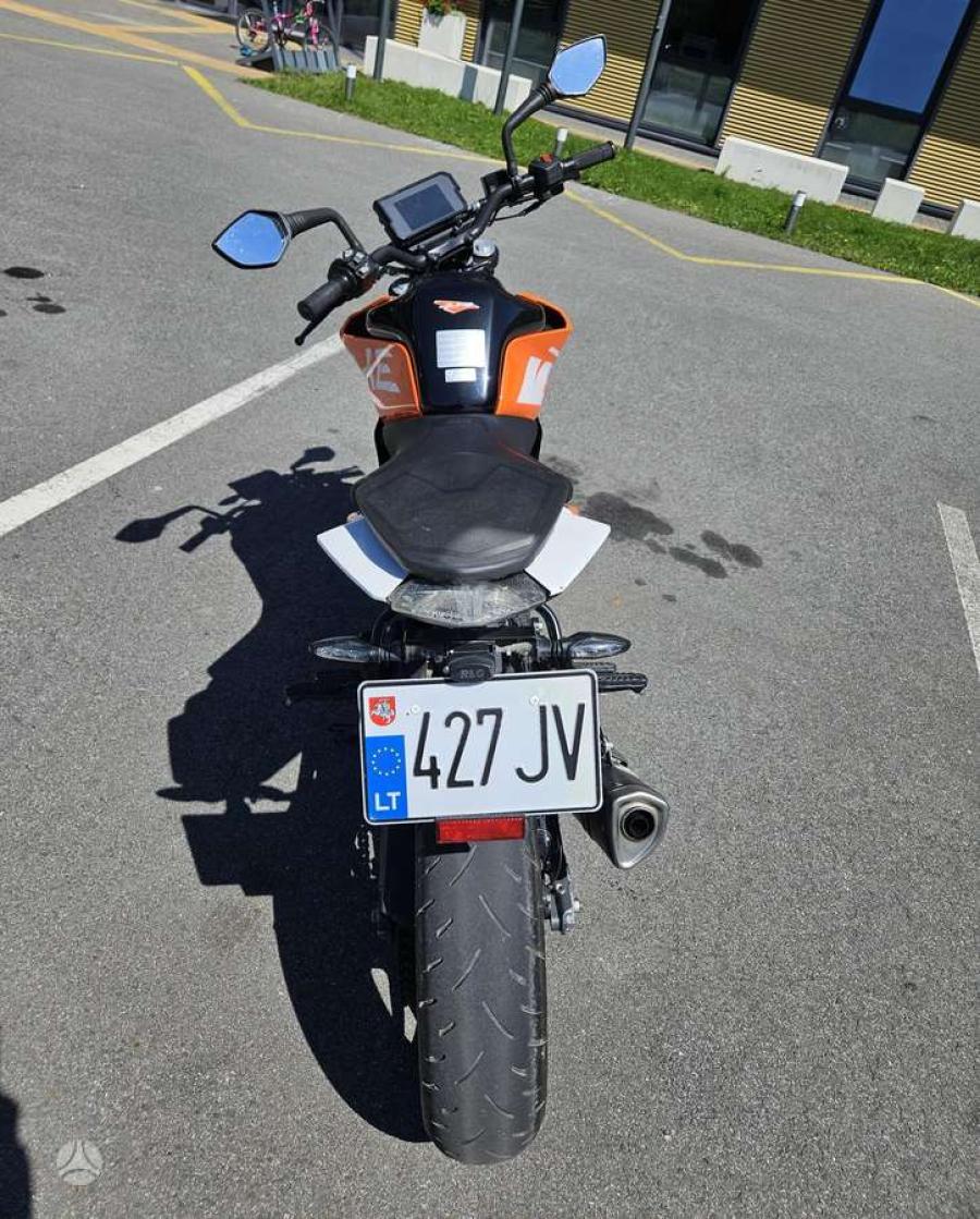 Dzeltens KTM Duke 2020 Klaipėda, ar dzinēja tilpumu 0.13 L un nobraukumu 28 tūkst. km par 2150 €, foto 11 vietnē AUTOMOTO.COM.LV