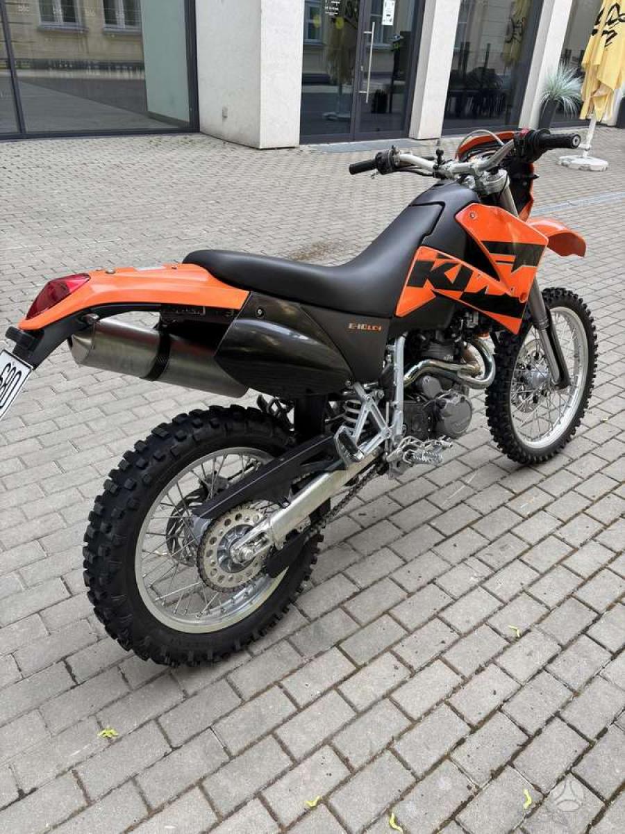 KTM Enduro 2005 in Kaunas, with an engine capacity of 0.64 L and mileage of 43 thousand km for 3200 €, photo 3 on AUTOMOTO.COM.LV