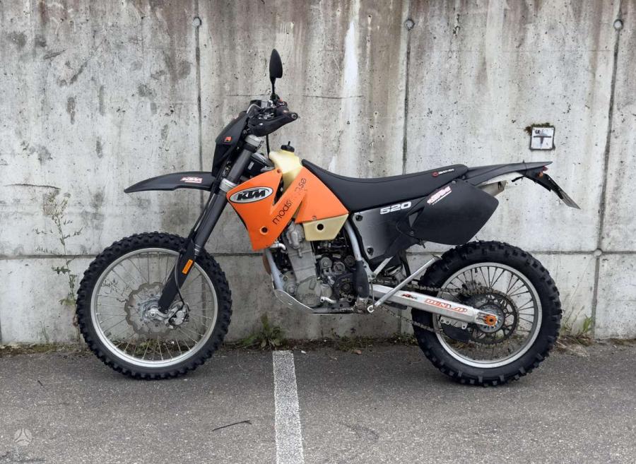 KTM EXC 2001 in Anyksciai, with an engine capacity of 0.51 L and mileage of 5 thousand km for 1900 €, photo 5 on AUTOMOTO.COM.LV