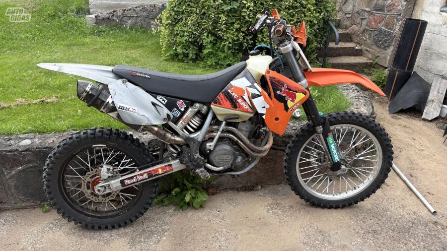 KTM EXC 2002 in Jurbarkas, with an engine capacity of 0.52 L and mileage of 0 thousand km for 2200 €, photo 4 on AUTOMOTO.COM.LV