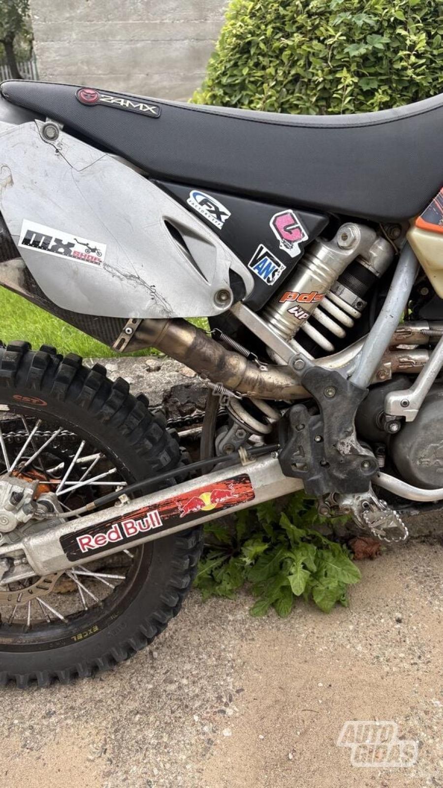 KTM EXC 2002 in Jurbarkas, with an engine capacity of 0.52 L and mileage of 0 thousand km for 2200 €, photo 9 on AUTOMOTO.COM.LV