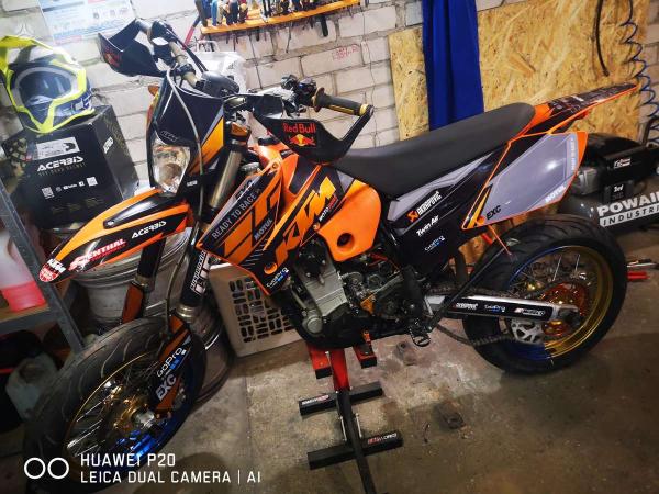 KTM EXC 2005 in Kupiskis, with an engine capacity of 0.51 L and mileage of 100 thousand km for 3800 €, photo 1 on AUTOMOTO.COM.LV