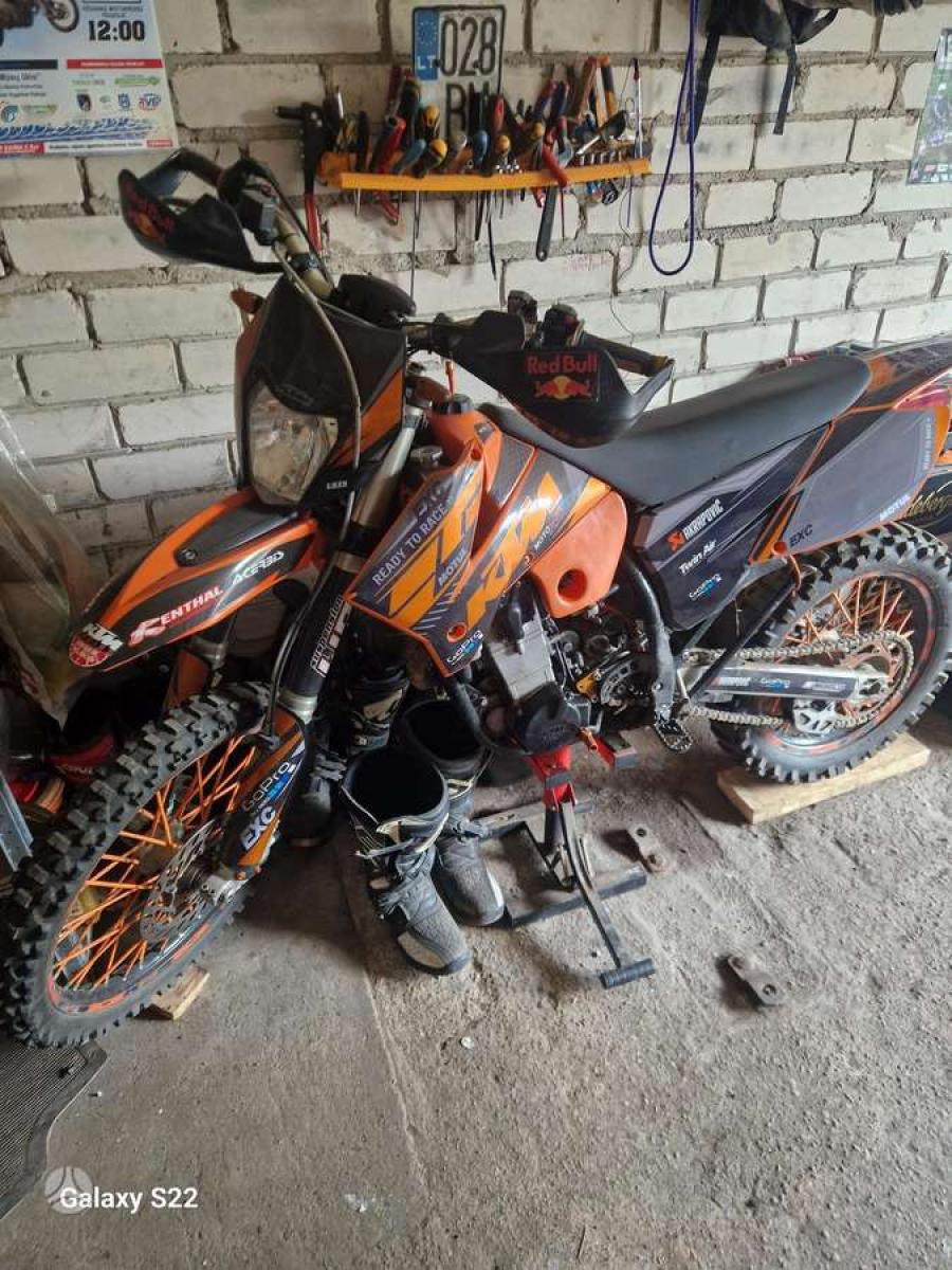 KTM EXC 2005 in Kupiskis, with an engine capacity of 0.51 L and mileage of 100 thousand km for 3800 €, photo 3 on AUTOMOTO.COM.LV