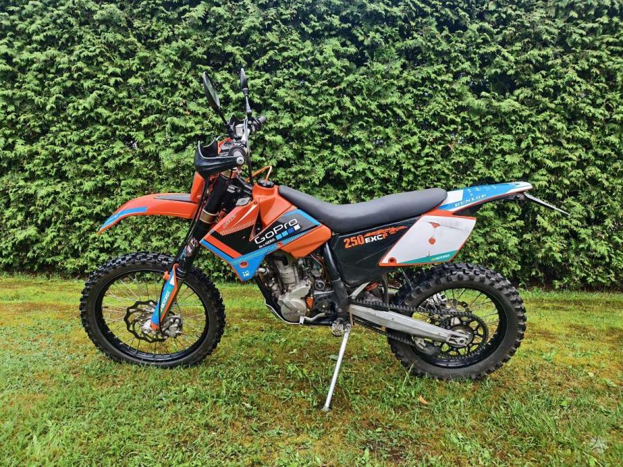 KTM EXC 2007 Kauņa, ar dzinēja tilpumu 0.25 L un nobraukumu 13 tūkst. km par 2800 €, foto 6 vietnē AUTOMOTO.COM.LV