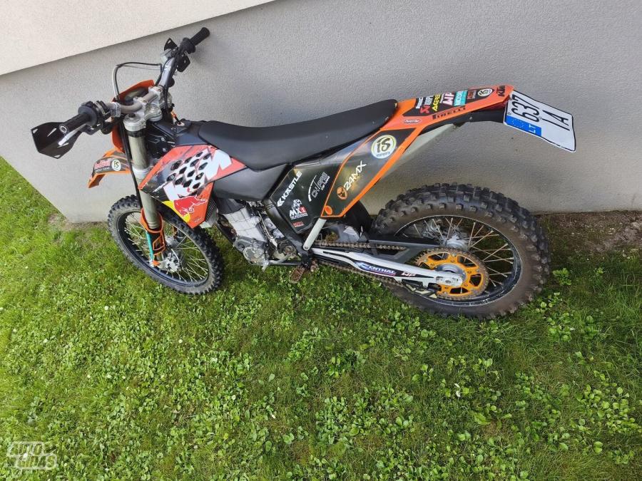 KTM EXC 2008 in Silale, with an engine capacity of 0.45 L and mileage of 0 thousand km for 3200 €, photo 5 on AUTOMOTO.COM.LV