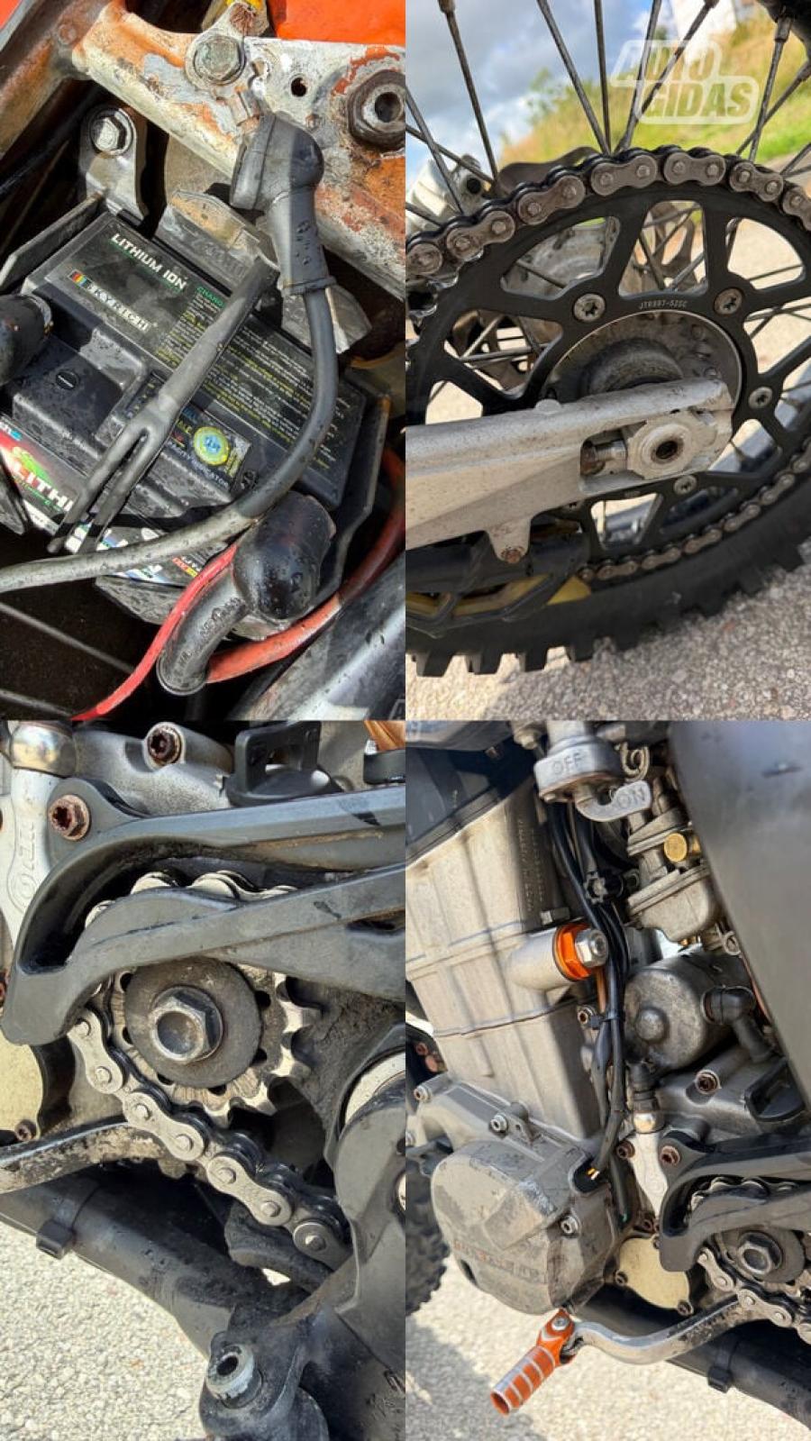 KTM EXC 2010 in Alytus, with an engine capacity of 0.45 L and mileage of 8 thousand km for 3600 €, photo 11 on AUTOMOTO.COM.LV