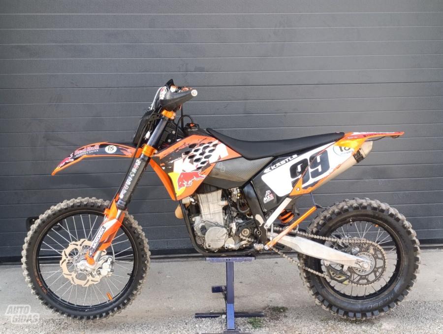 KTM EXC 2011 Pabradė, ar dzinēja tilpumu 0.53 L un nobraukumu 50 tūkst. km par 2600 €, foto 1 vietnē AUTOMOTO.COM.LV