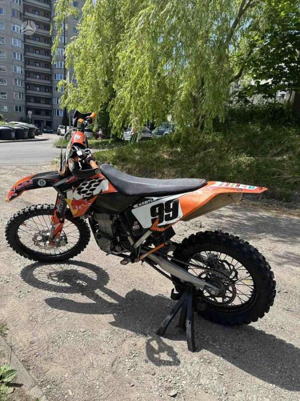 KTM EXC 2011 in Vilnius, with an engine capacity of 0.53 L and mileage of 70 thousand km for 2500 €, photo 2 on AUTOMOTO.COM.LV