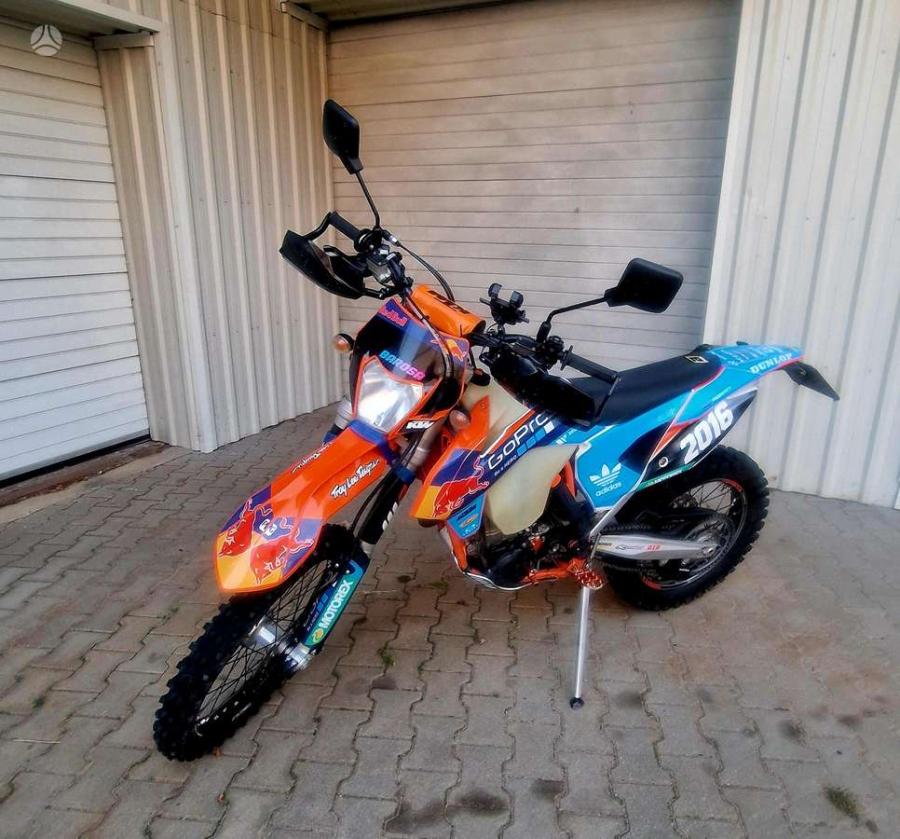 KTM EXC 2016 in Kaunas, with an engine capacity of 0.53 L and mileage of 0 thousand km for 7500 €, photo 14 on AUTOMOTO.COM.LV