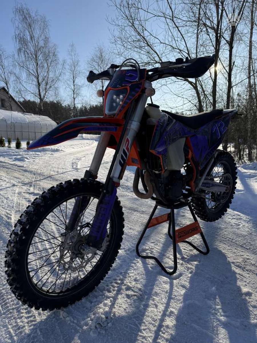 KTM EXC 2020 Anykščiai, ar dzinēja tilpumu 0.35 L un nobraukumu 12 tūkst. km par 5600 €, foto 4 vietnē AUTOMOTO.COM.LV
