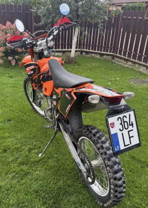 Orange KTM EXC 2004 in Klaipeda, with an engine capacity of 0.45 L and mileage of 0 thousand km for 2700 €, photo 6 on AUTOMOTO.COM.LV