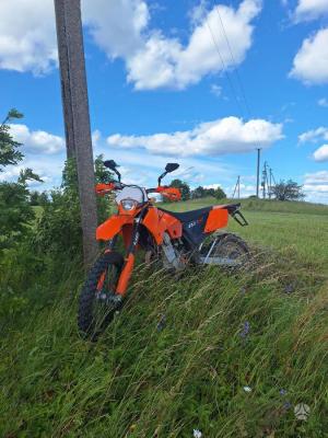 Orange KTM EXC 2006 in Zarasai, with an engine capacity of 0.45 L and mileage of 15 thousand km for 2600 €, photo  on AUTOMOTO.COM.LV
