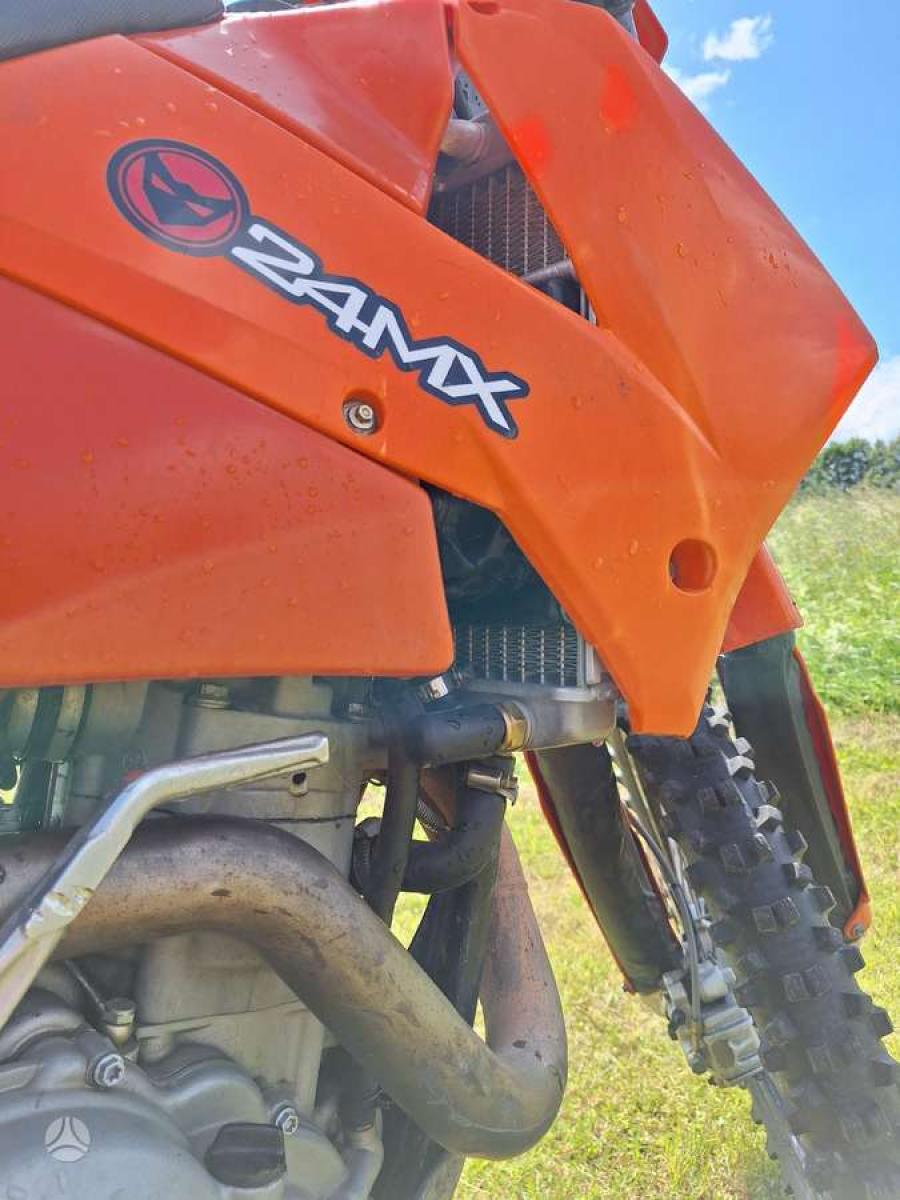 Orange KTM EXC 2006 in Zarasai, with an engine capacity of 0.45 L and mileage of 15 thousand km for 2600 €, photo 4 on AUTOMOTO.COM.LV
