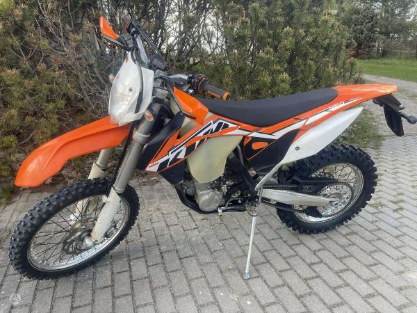 Orange KTM EXC 2014 in Utena, with an engine capacity of 0.45 L and mileage of 4 thousand km for 5650 €, photo 6 on AUTOMOTO.COM.LV