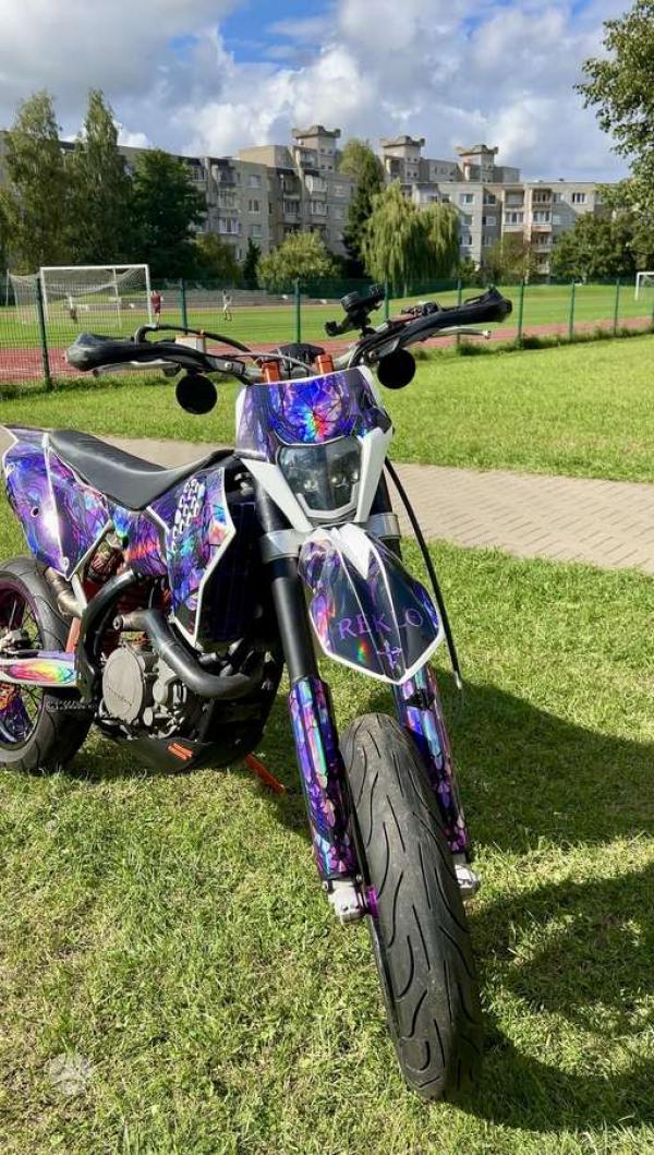 Violet KTM EXC 2009 in Kaunas, with an engine capacity of 0.45 L and mileage of 0 thousand km for 5400 €, photo 4 on AUTOMOTO.COM.LV