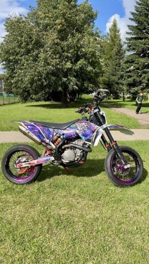 Violet KTM EXC 2009 in Kaunas, with an engine capacity of 0.45 L and mileage of 0 thousand km for 5400 €, photo 5 on AUTOMOTO.COM.LV