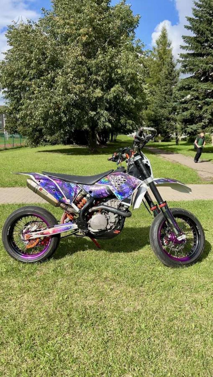Violet KTM EXC 2009 in Kaunas, with an engine capacity of 0.45 L and mileage of 0 thousand km for 5400 €, photo 5 on AUTOMOTO.COM.LV