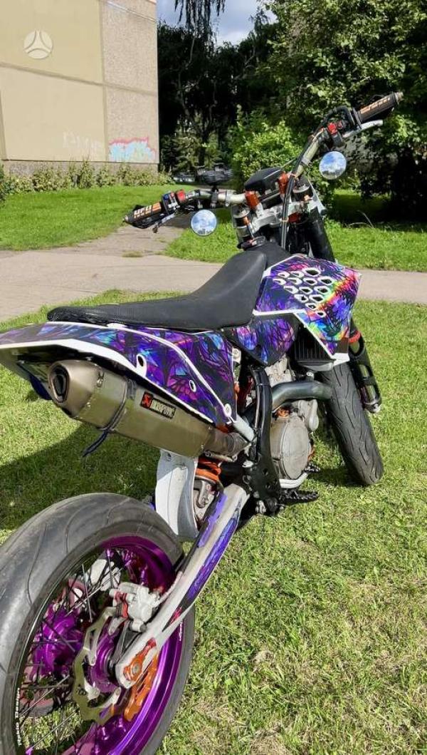 Violet KTM EXC 2009 in Kaunas, with an engine capacity of 0.45 L and mileage of 0 thousand km for 5400 €, photo 6 on AUTOMOTO.COM.LV