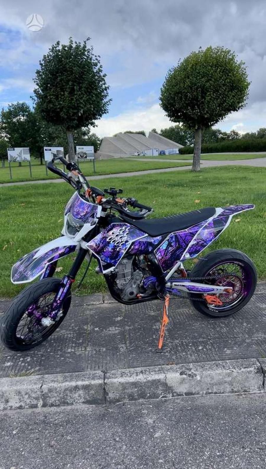 Violet KTM EXC 2009 in Kaunas, with an engine capacity of 0.45 L and mileage of 0 thousand km for 5400 €, photo 7 on AUTOMOTO.COM.LV