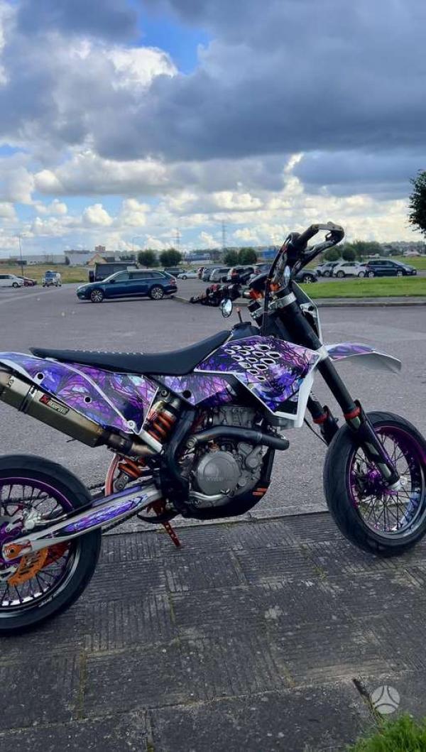 Violet KTM EXC 2009 in Kaunas, with an engine capacity of 0.45 L and mileage of 0 thousand km for 5400 €, photo 8 on AUTOMOTO.COM.LV