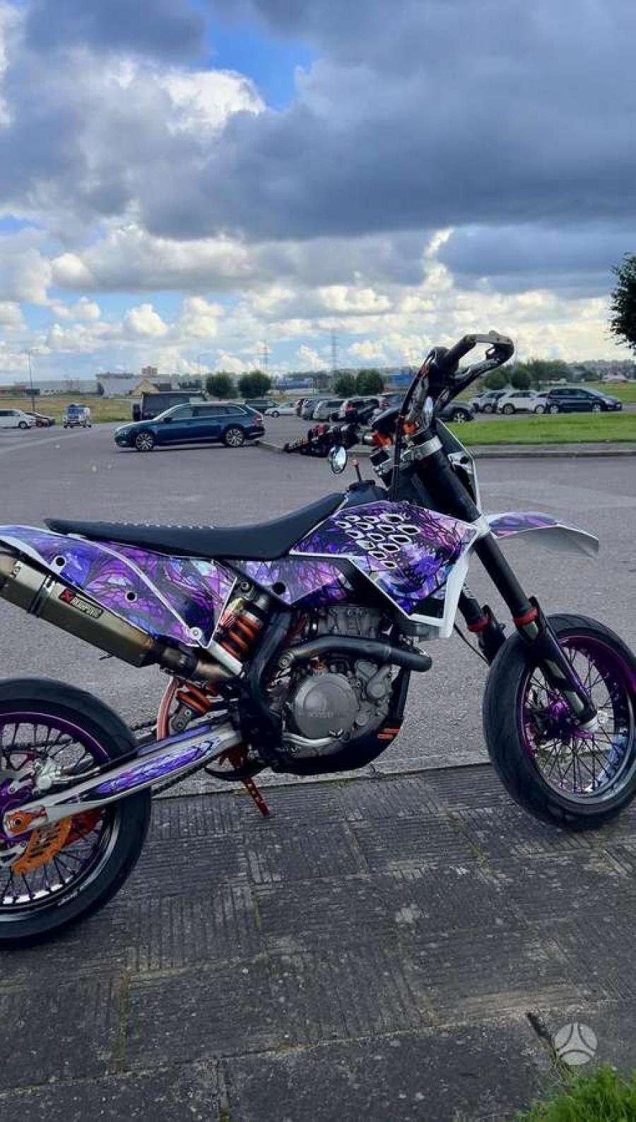 Violet KTM EXC 2009 in Kaunas, with an engine capacity of 0.45 L and mileage of 0 thousand km for 5400 €, photo 8 on AUTOMOTO.COM.LV