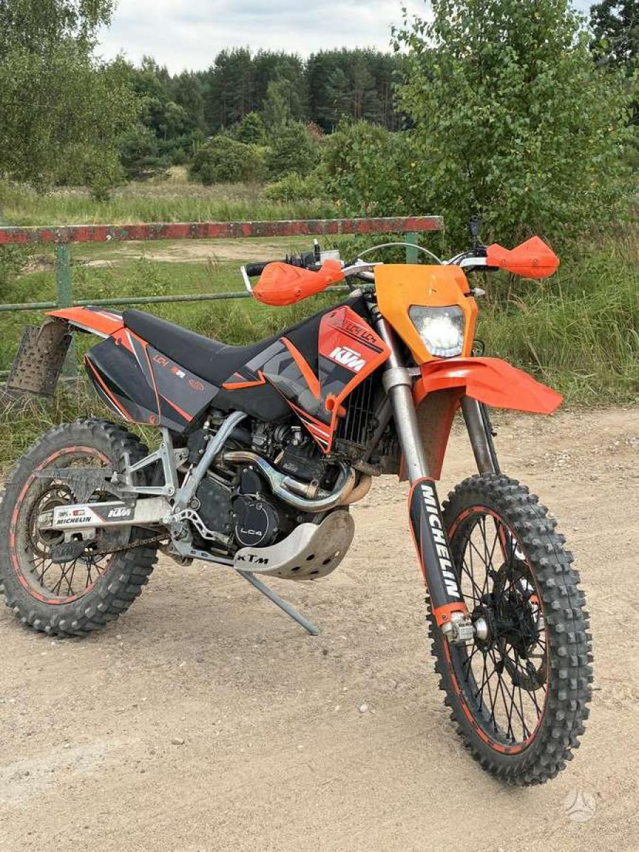 Orange KTM LC 2002 in Ignalina, with an engine capacity of 0.63 L and mileage of 70 thousand km for 2300 €, photo 18 on AUTOMOTO.COM.LV