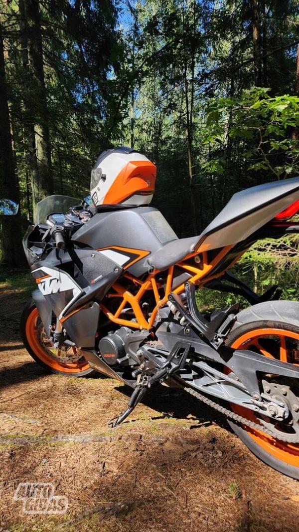 Black KTM RC 2016 in Plunge, with an engine capacity of 0.13 L and mileage of 32 thousand km for 1900 €, photo 8 on AUTOMOTO.COM.LV