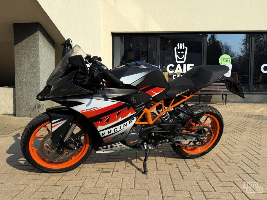 KTM RC 2015 in Kaunas, with an engine capacity of 0.13 L and mileage of 31 thousand km for 1870 €, photo 5 on AUTOMOTO.COM.LV