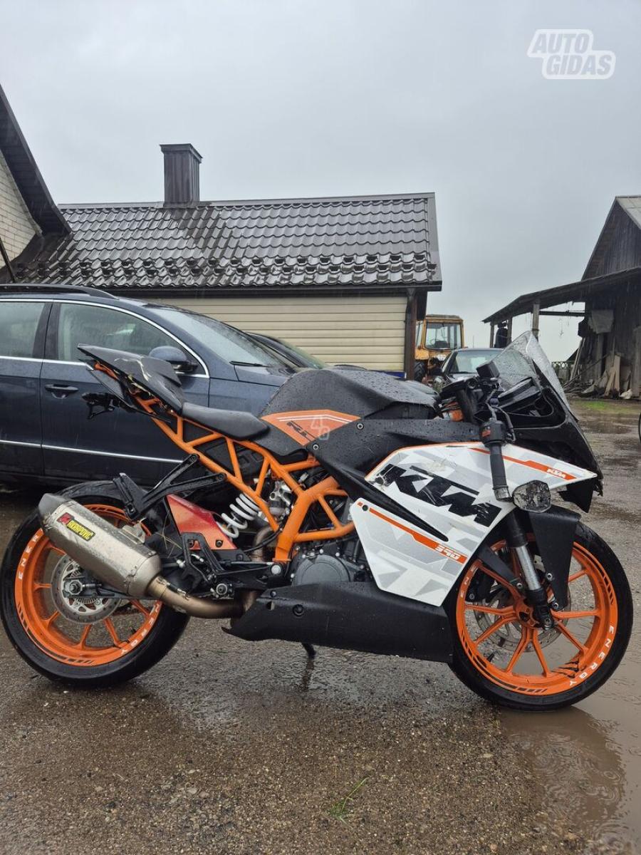 KTM RC 2015 in Prienai, with an engine capacity of 0.00 L and mileage of 20 thousand km for 1600 €, photo 3 on AUTOMOTO.COM.LV