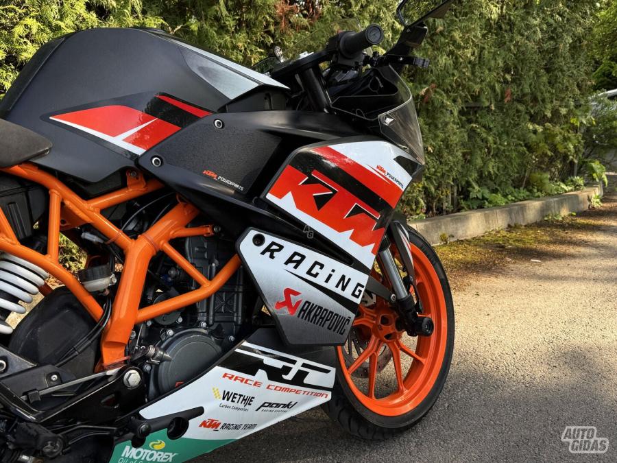 KTM RC 2015 in Kaunas, with an engine capacity of 0.13 L and mileage of 32 thousand km for 1880 €, photo 8 on AUTOMOTO.COM.LV