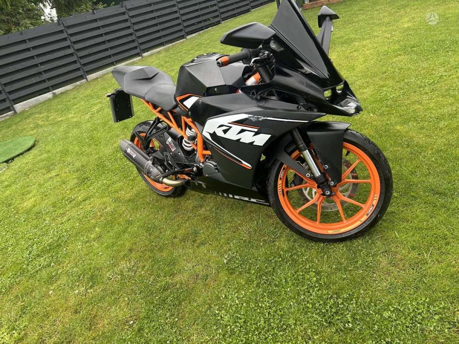 KTM RC 2015 Kretinga, ar dzinēja tilpumu 0.13 L un nobraukumu 25 tūkst. km par 2350 €, foto 3 vietnē AUTOMOTO.COM.LV