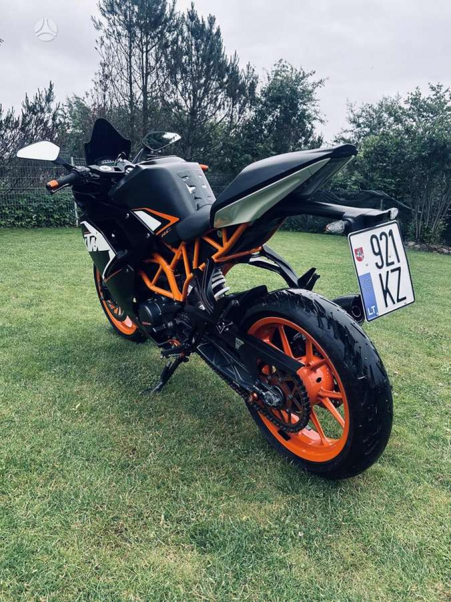 KTM RC 2015 Kretinga, ar dzinēja tilpumu 0.13 L un nobraukumu 25 tūkst. km par 2350 €, foto 5 vietnē AUTOMOTO.COM.LV