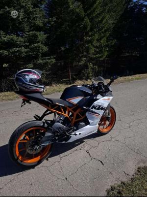KTM RC 2015 Klaipėda, ar dzinēja tilpumu 0.39 L un nobraukumu 16 tūkst. km par 3400 €, foto  vietnē AUTOMOTO.COM.LV