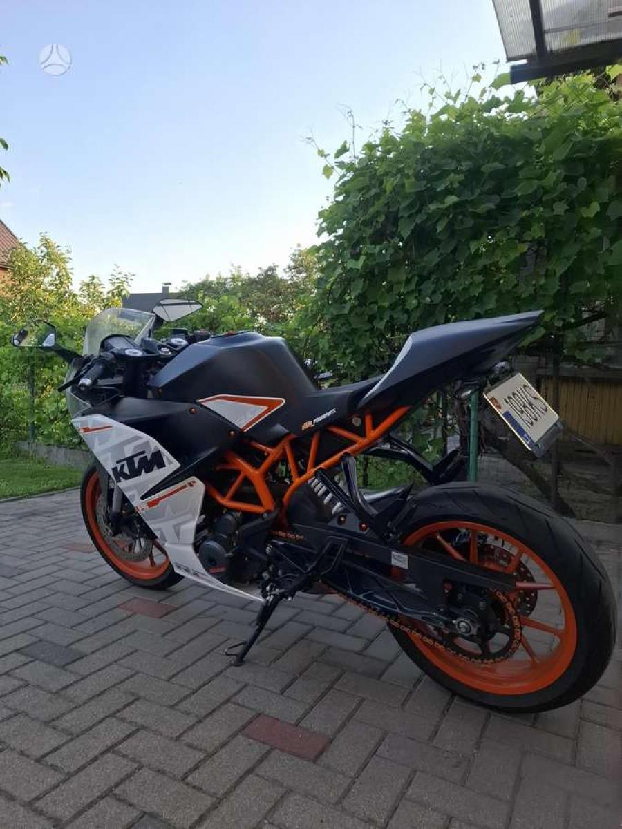 KTM RC 2015 Klaipėda, ar dzinēja tilpumu 0.39 L un nobraukumu 16 tūkst. km par 3400 €, foto 5 vietnē AUTOMOTO.COM.LV