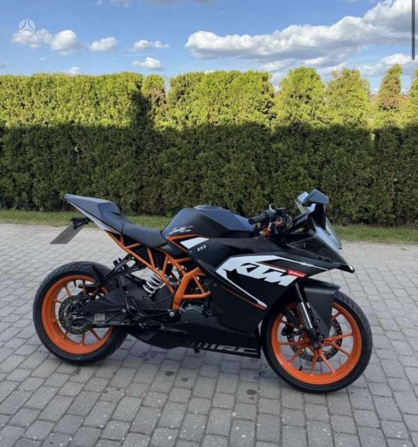 KTM RC 2015 in Ukmerge, with an engine capacity of 0.13 L and mileage of 27 thousand km for 2100 €, photo 2 on AUTOMOTO.COM.LV