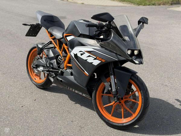 KTM RC 2015 in Kaunas, with an engine capacity of 0.13 L and mileage of 19 thousand km for 1850 €, photo 1 on AUTOMOTO.COM.LV