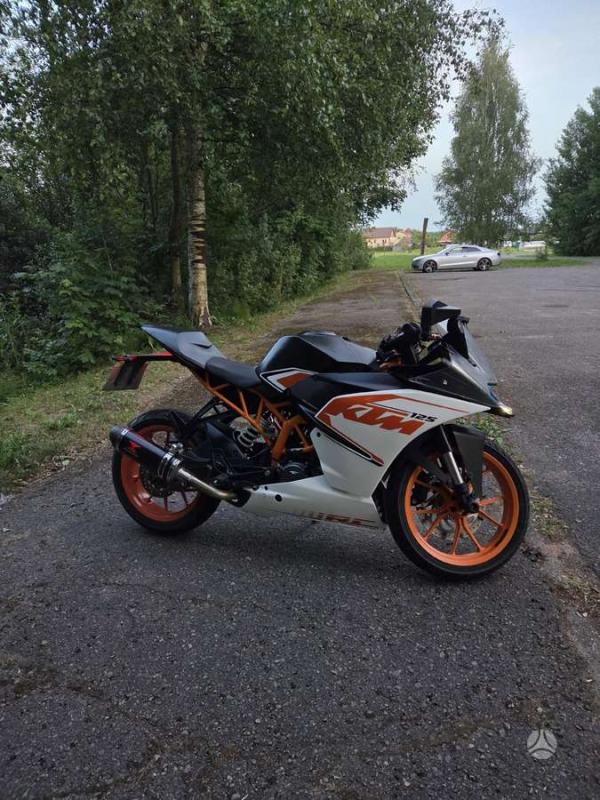 KTM RC 2016 Plungė, ar dzinēja tilpumu 0.13 L un nobraukumu 39 tūkst. km par 1600 €, foto 3 vietnē AUTOMOTO.COM.LV