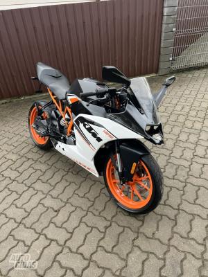 KTM RC 2016 Prienai, ar dzinēja tilpumu 0.13 L un nobraukumu 23 tūkst. km par 2050 €, foto  vietnē AUTOMOTO.COM.LV