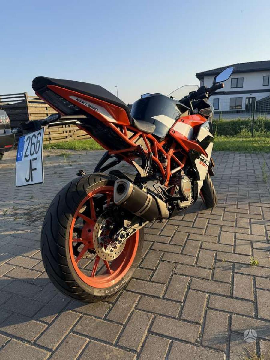KTM RC 2017 Klaipėda, ar dzinēja tilpumu 0.39 L un nobraukumu 19 tūkst. km par 3000 €, foto 6 vietnē AUTOMOTO.COM.LV