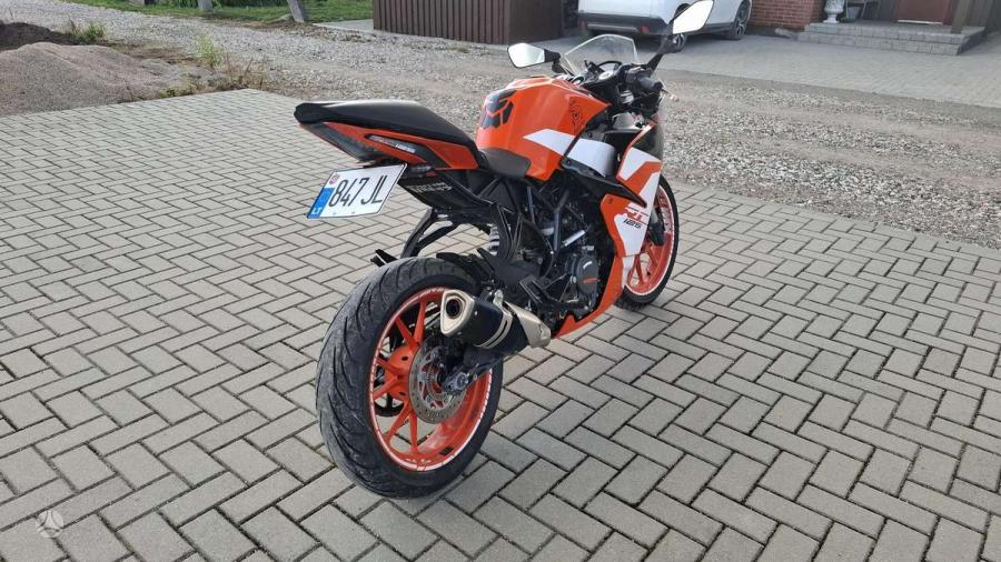 KTM RC 2017 in Klaipeda, with an engine capacity of 0.13 L and mileage of 30 thousand km for 2190 €, photo 6 on AUTOMOTO.COM.LV